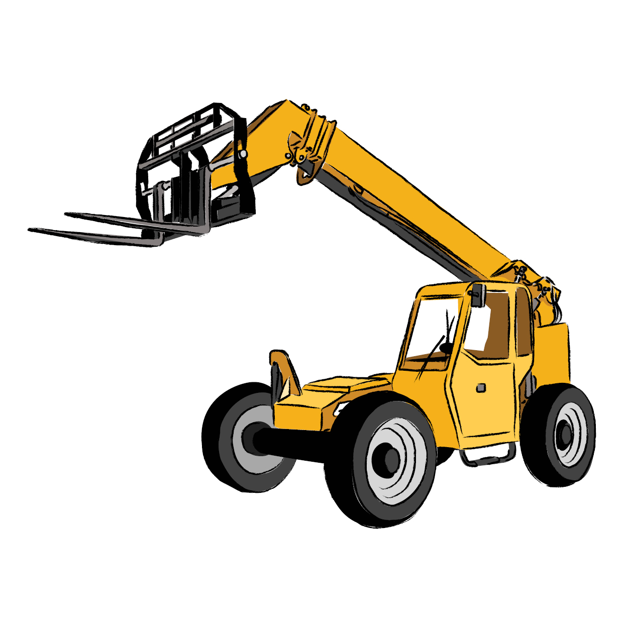 Telehandler Scale - Weigh Point Scale Solutions